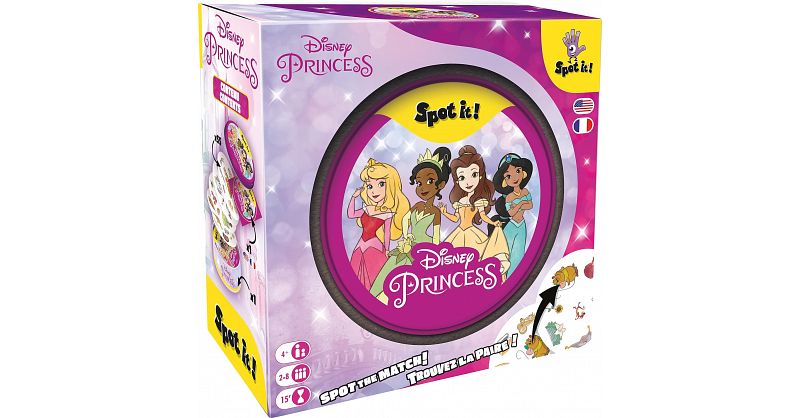 Spot It! Disney Princess | Family Games | Puzzle Master Inc