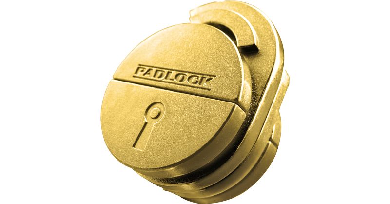 40th Anniversary Cast Padlock - Gold Limited Edition (Cancer ...