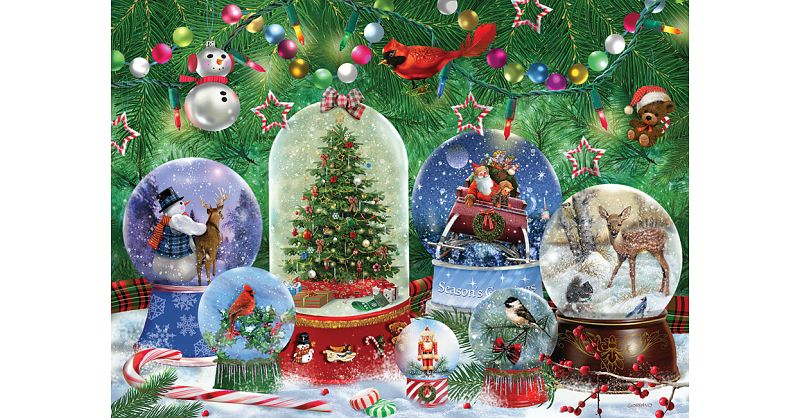 Snow Globes - Large Piece | Jigsaws | Puzzle Master Inc