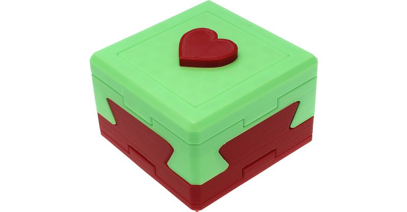 Cross My Heart - Puzzle Box | 3D Printed Puzzles | Puzzle Master Inc