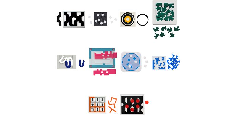 Level 7 and 8 - a set of 10 Yuu Asaka Original Version Puzzles ...