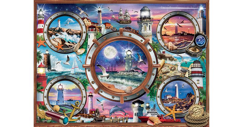 Lighthouses | 1000 Pieces | Puzzle Master Inc