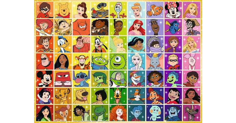 Disney Color Palette | 1-100 Pieces | Puzzle Master Inc