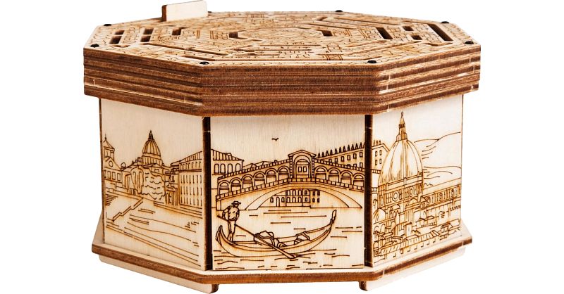 Secret Maze Box - Wooden Puzzle Gift Box | Wooden Puzzle Boxes | Puzzle Master Inc