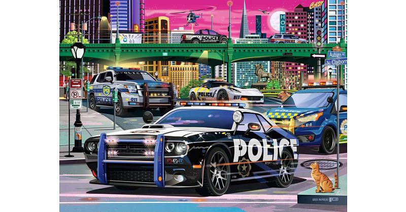 Police on Patrol | 101-499 Pieces | Puzzle Master Inc