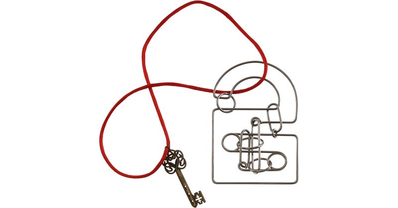 Lock & Key | Wire Puzzles | Puzzle Master Inc