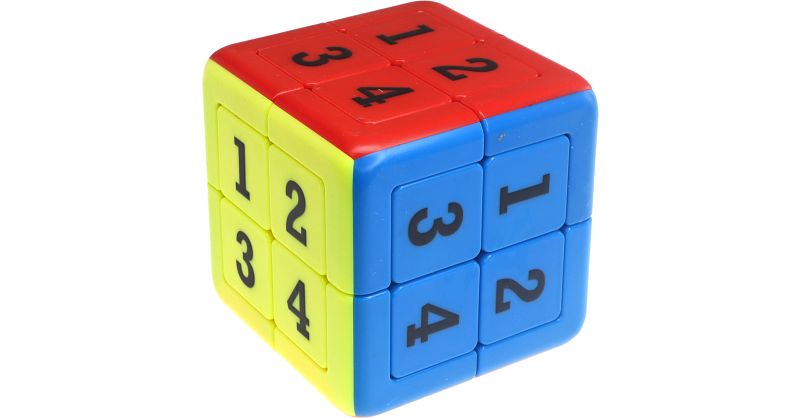 2x2x2 & Slide Cube - Magnetic Sudoku Version | 2x2 | Puzzle Master Inc