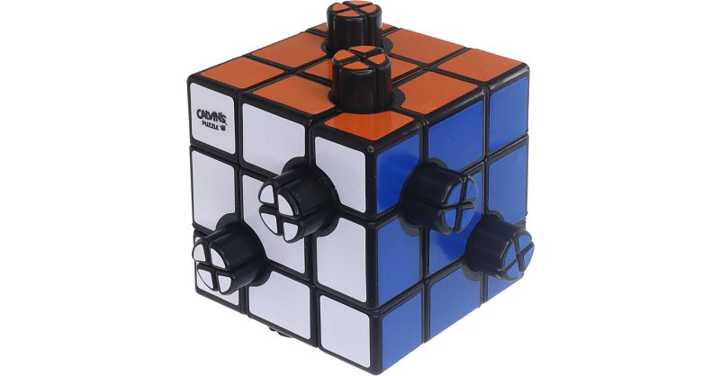 Evgeniy Button Cube (2-Holes, 1/4) - Black Body | Other Rotational ...