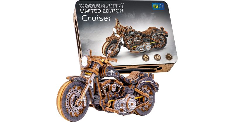 Wooden Mechanical DIY Model: Cruiser - Limited Edition | Wooden Models ...