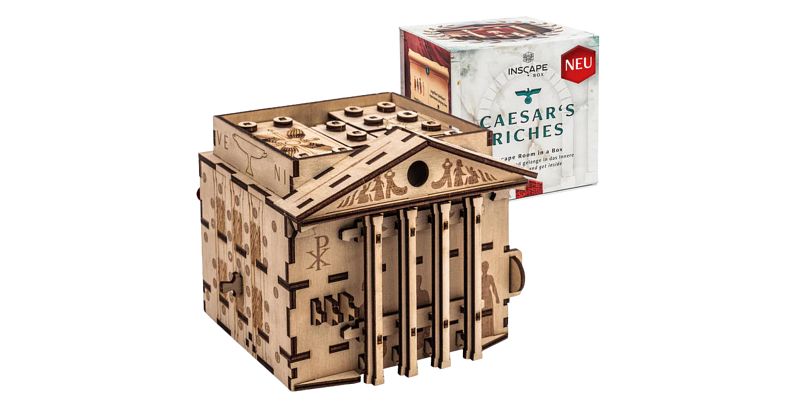 Caesar's Riches - Escape Room in a Box | Wooden Puzzle Boxes | Puzzle ...