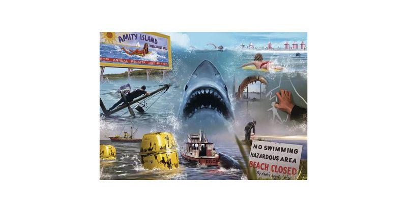 Universal Studios: Jaws | 1000 Pieces | Puzzle Master Inc