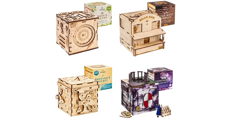 Inscape: Escape Room in a Box - Set of 5 Puzzles | Puzzle Boxes ...