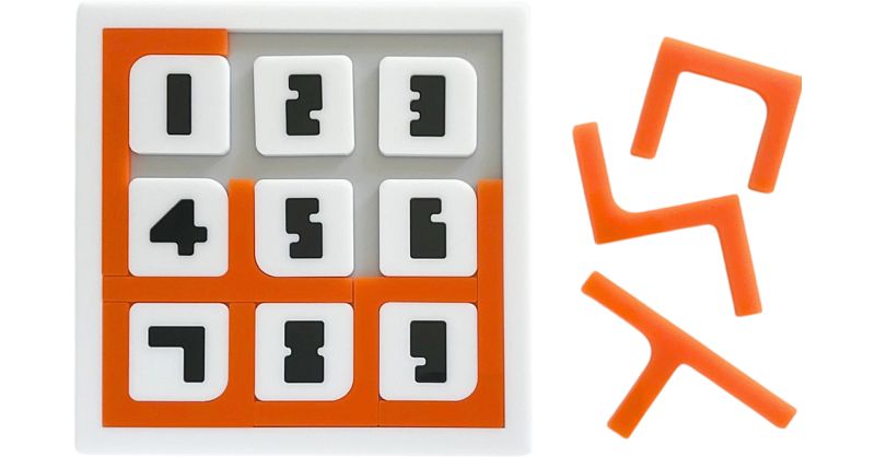 Shuffle 17 Puzzle - Original Version | Acrylic Puzzles | Puzzle Master Inc