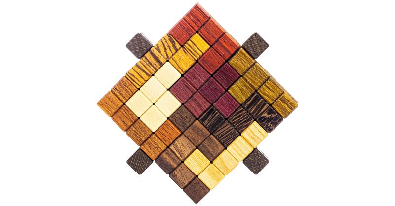 Open Frame | European Wood Puzzles | Puzzle Master Inc