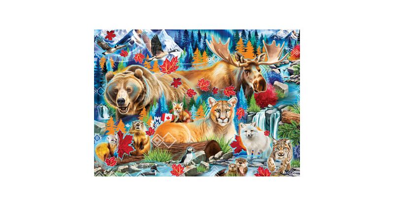 Canadian Collection: Wild Canada | 1000 Pieces | Puzzle Master Inc