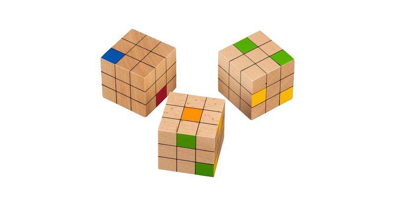 One in a Row | European Wood Puzzles | Puzzle Master Inc