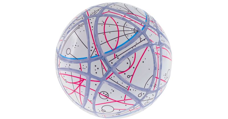 Ahsoka Megaminx Ball - Clear with Star Map Stickers | Other Rotational ...