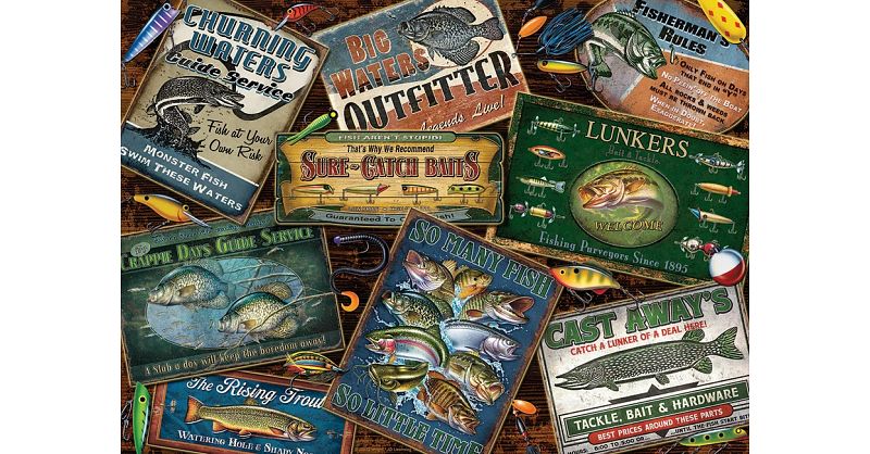 Fish Signs | 1000 Pieces | Puzzle Master Inc
