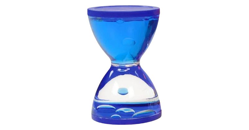 Motionz Hourglass Oil Timer (Mini Bubbler) | Gadgets | Puzzle Master Inc