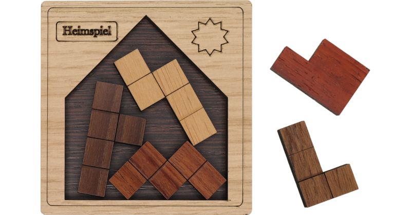 Heimspiel - Two-sided packing puzzle | Packing Puzzles | Puzzle Master Inc