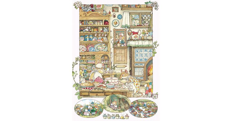 Brambly Hedge Picnic Preparations - Large Piece | Jigsaws | Puzzle ...