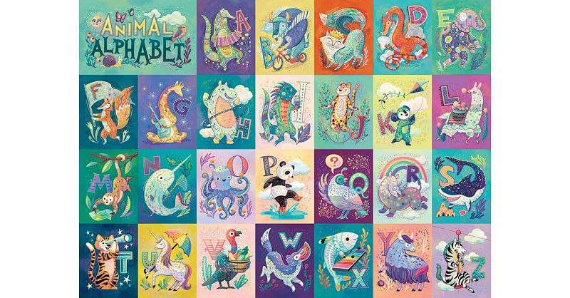 Animal Alphabet - Family Pieces Puzzle | Jigsaws | Puzzle Master Inc