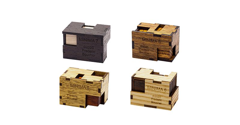 Minima Set - Puzzles 5-8 | Packing Puzzles | Puzzle Master Inc