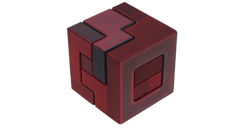 Quantum Flux 3 - Interlocking Cube | 3D Printed Puzzles | Puzzle Master Inc