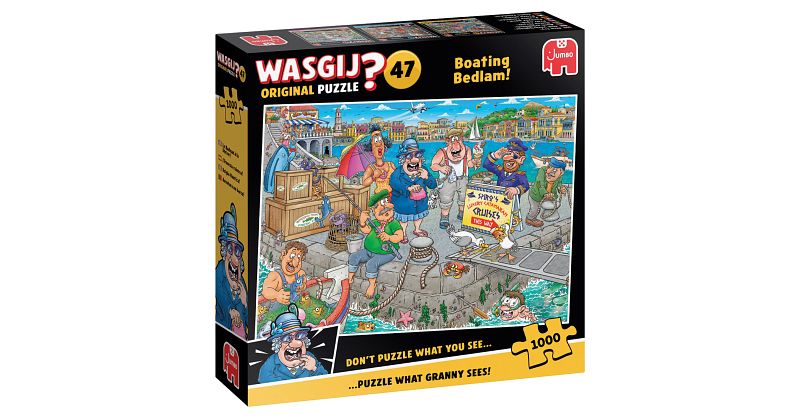 Wasgij Original #47: Boating Bedlam! | 1000 Pieces | Puzzle Master Inc