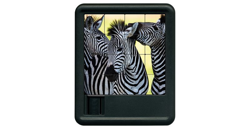 Animal Kingdom Sliding Piece Puzzle - Zebras | Sliding Pieces Puzzles ...
