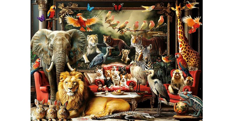 The Animal Mansion | 1001 - 5000 Pieces | Puzzle Master Inc